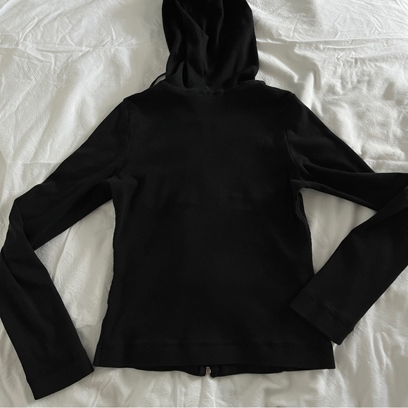 bebe | Tops | Vintage Bebe Rhinestones Black Hoodie Y2k 200s | Poshmark